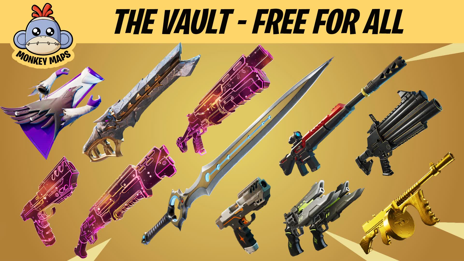 All Weapons - Free For All (2612-6741-8261) by mrmonkeyfn - Fortnite ...
