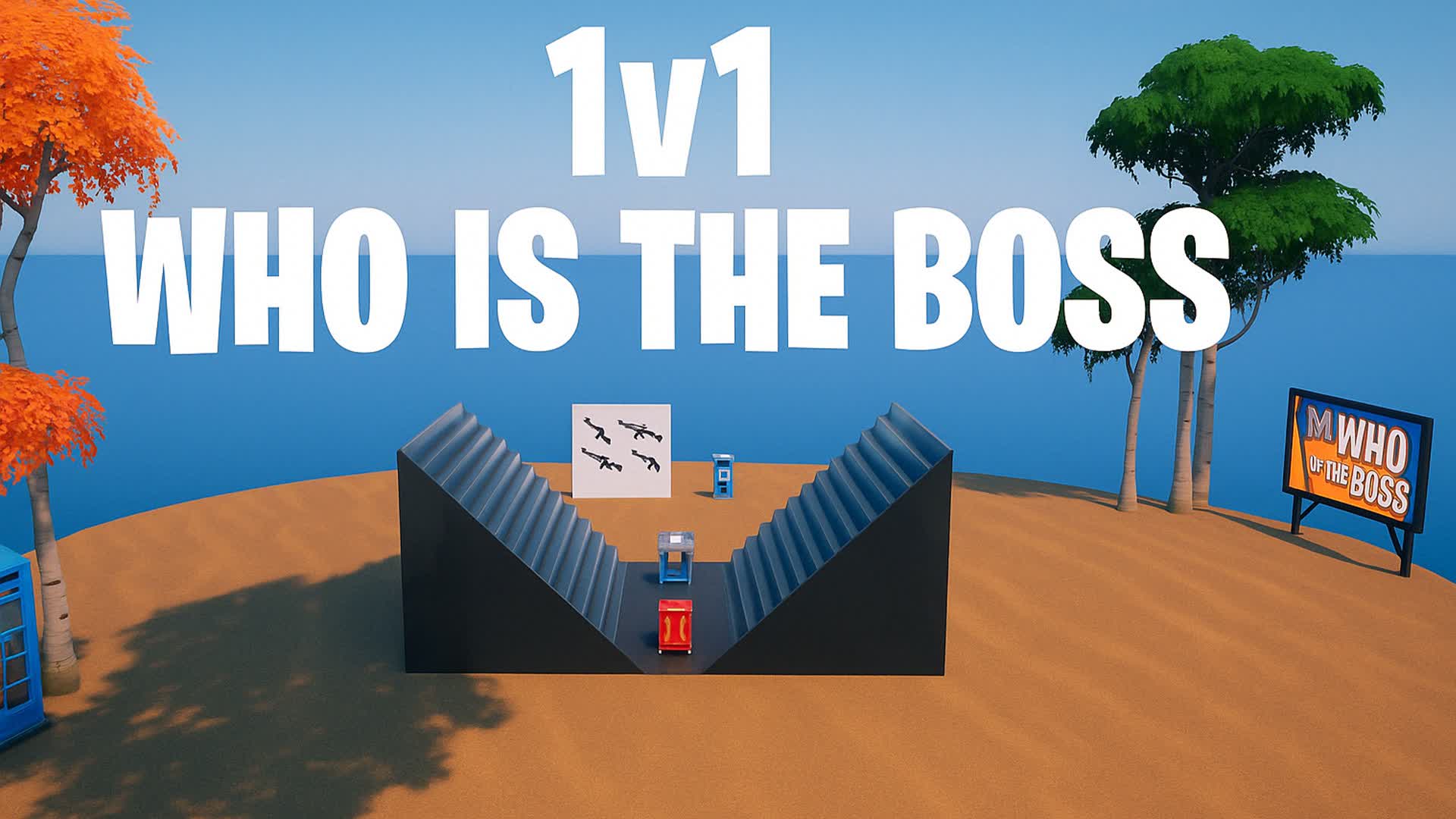 1v1 who is the Boss 3565-9592-4270 by kiarflow - Fortnite Creative Map Code - Fortnite.GG