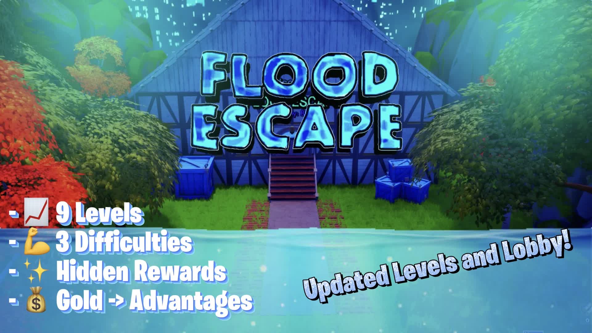 🌊 FLOOD ESCAPE 🌊 - 1943-8568-6060 | Fortnite Zone