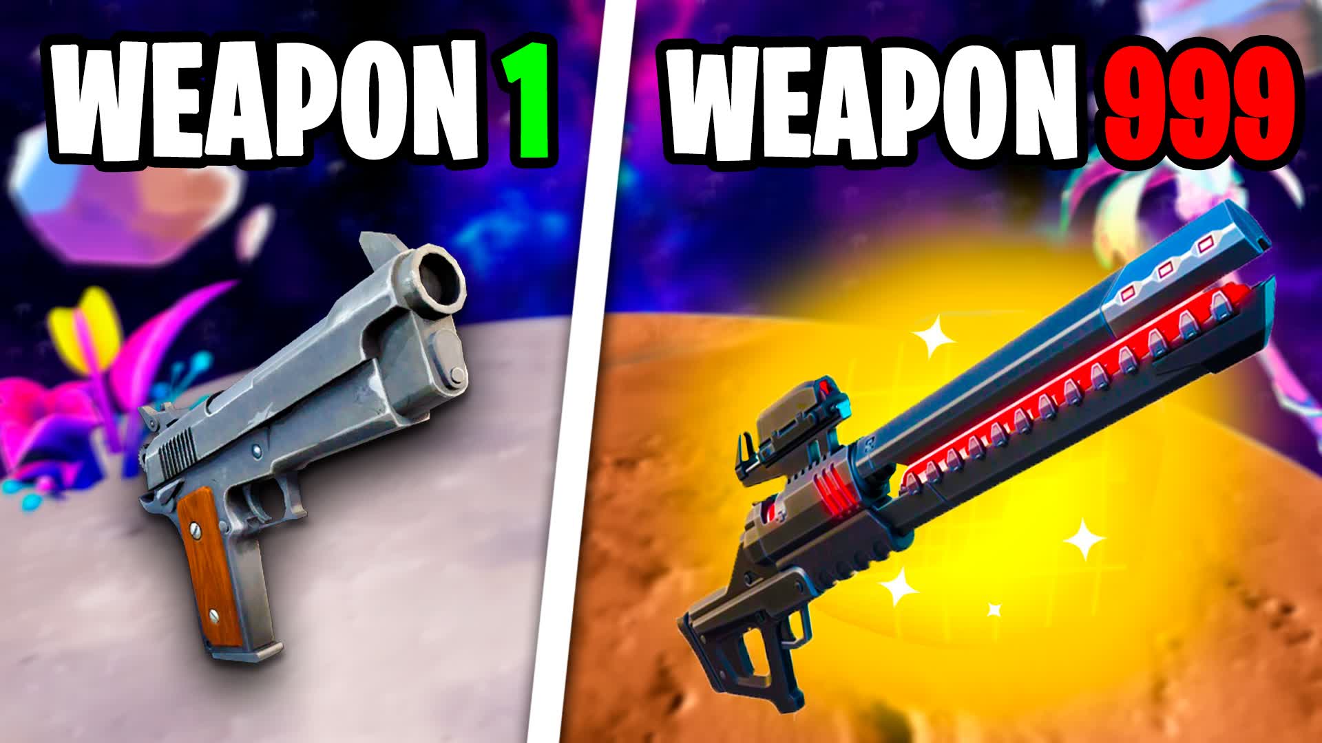 🚀 GUN GAME 💥 ONE SHOT 1592-5569-1526 by blueprint - Fortnite Creative ...