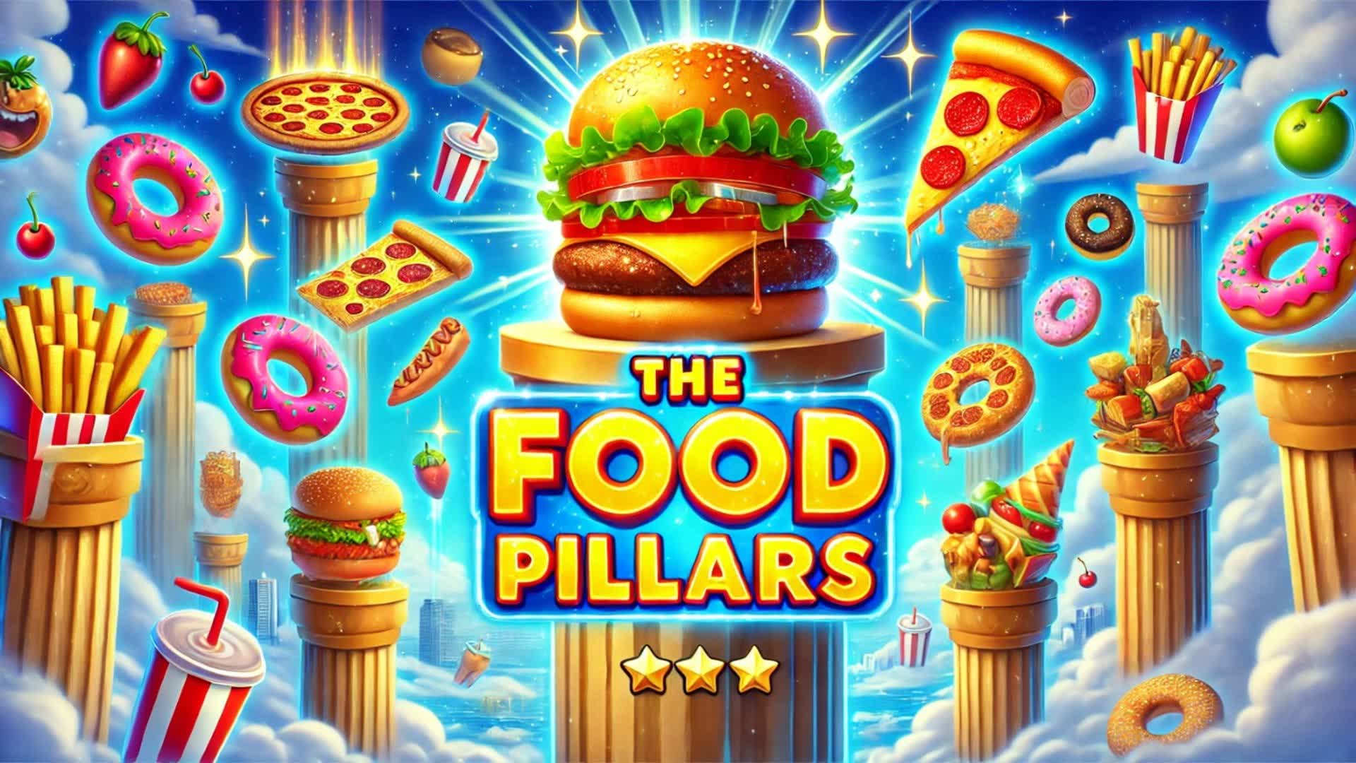 🍔THE FOOD PILLARS🍕 3501-4279-9340 by luksus - Fortnite Creative Map ...