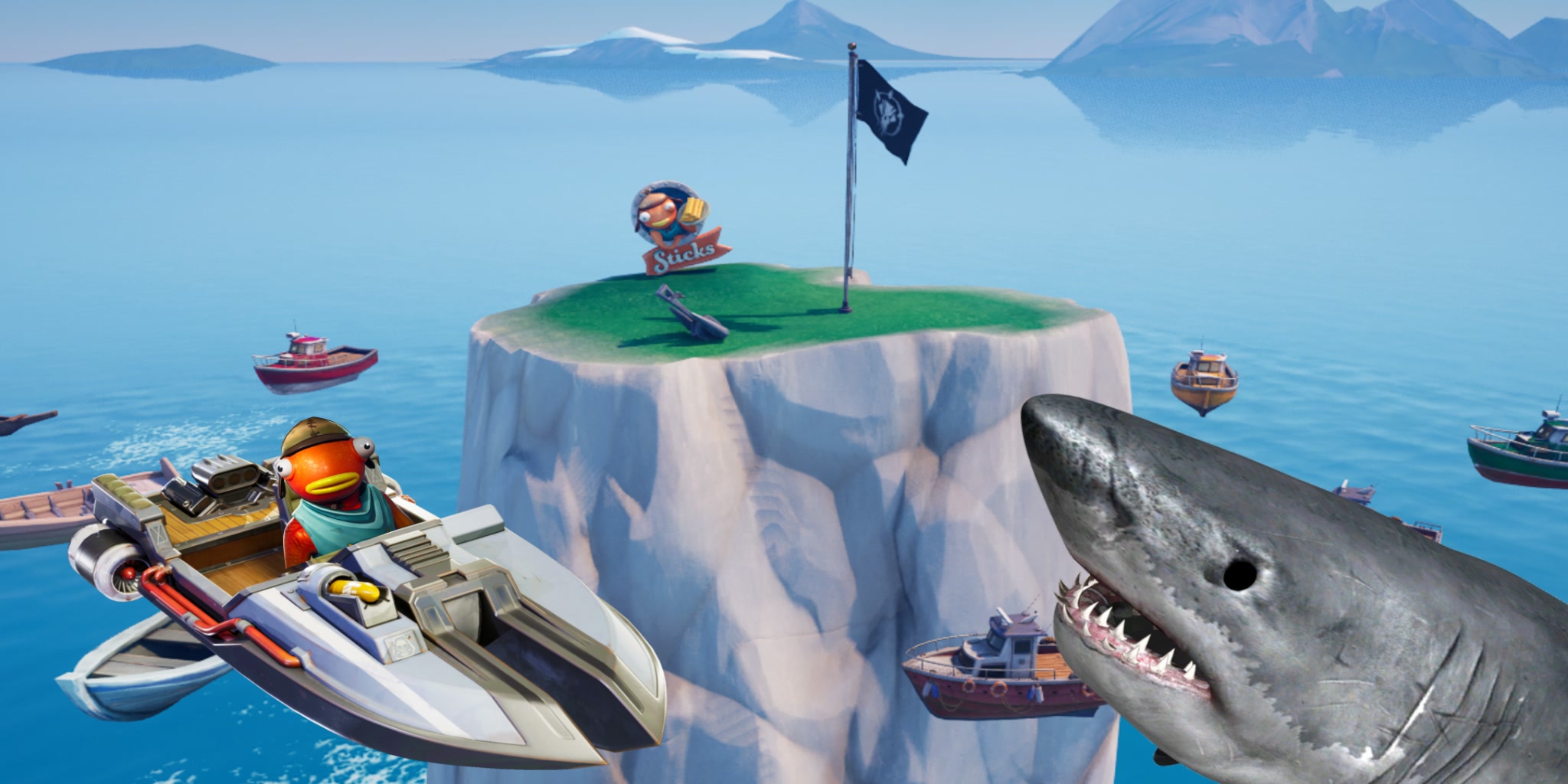 Ocean Pillars 5470-2872-7271 by ttv_blindbot304 - Fortnite Creative Map Code - Fortnite.GG