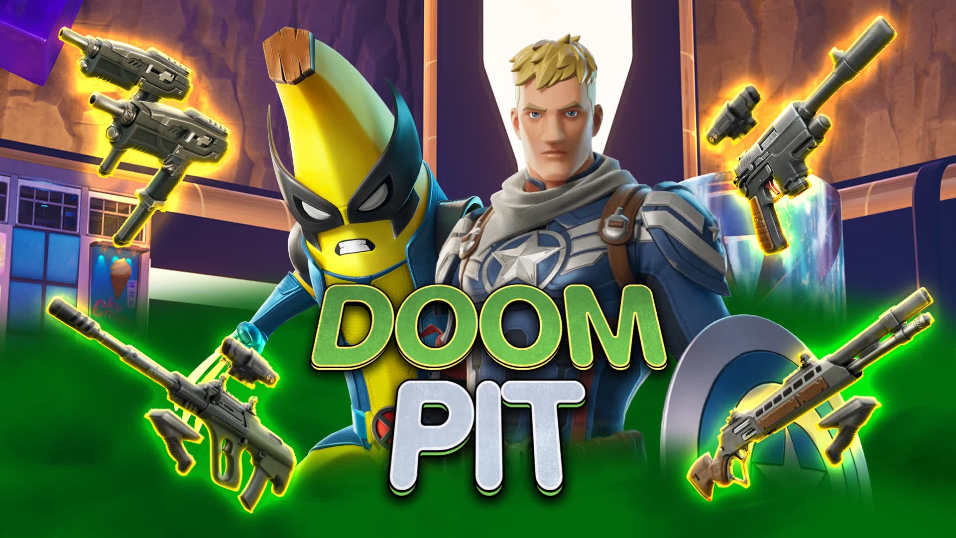 🧪DOOM PIT Free For All - DBG 8794-8100-8120 by lelex - Fortnite ...