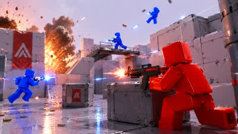 red-vs-blue的🇵🇸 PALESTINE SCIRMS♥️ مباريات فلسطينية5452-5634-4857 - Fortnite