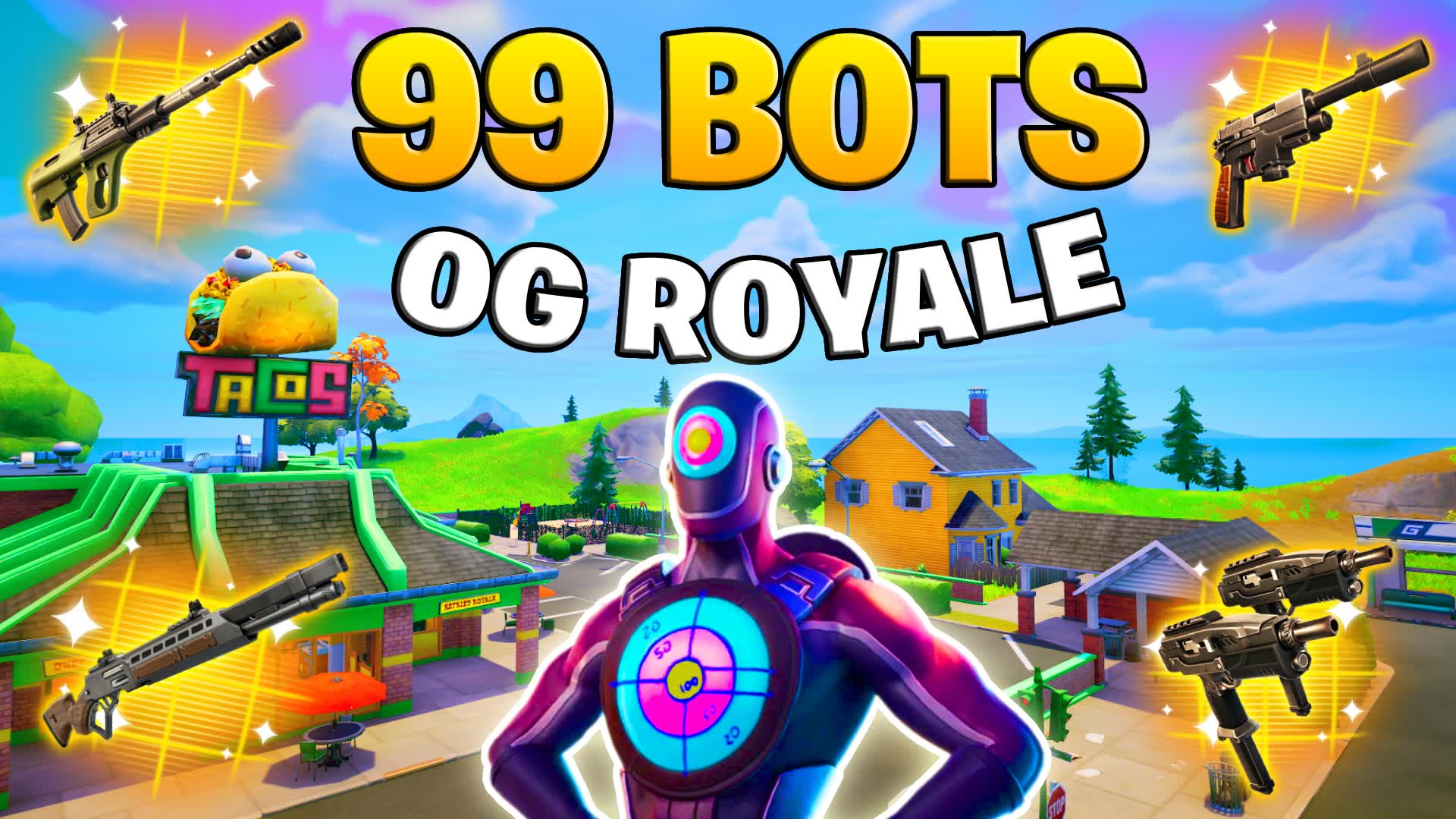 99 BOTS CRAZY OG ROYALE 🏆🌟 4001-1805-4945 by yggdrasil - Fortnite Creative Map Code - Fortnite.GG
