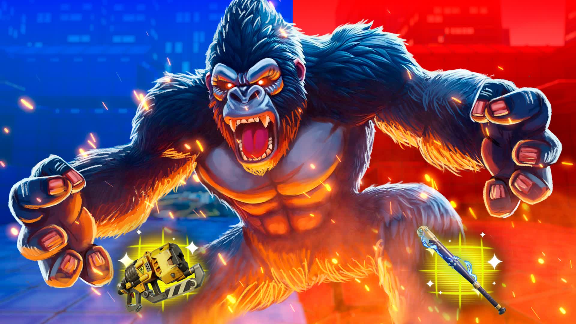BOSSFIGHT KING KONG 🦍 8220-0630-0152 by rh_studios - Fortnite Creative Map Code - Fortnite.GG