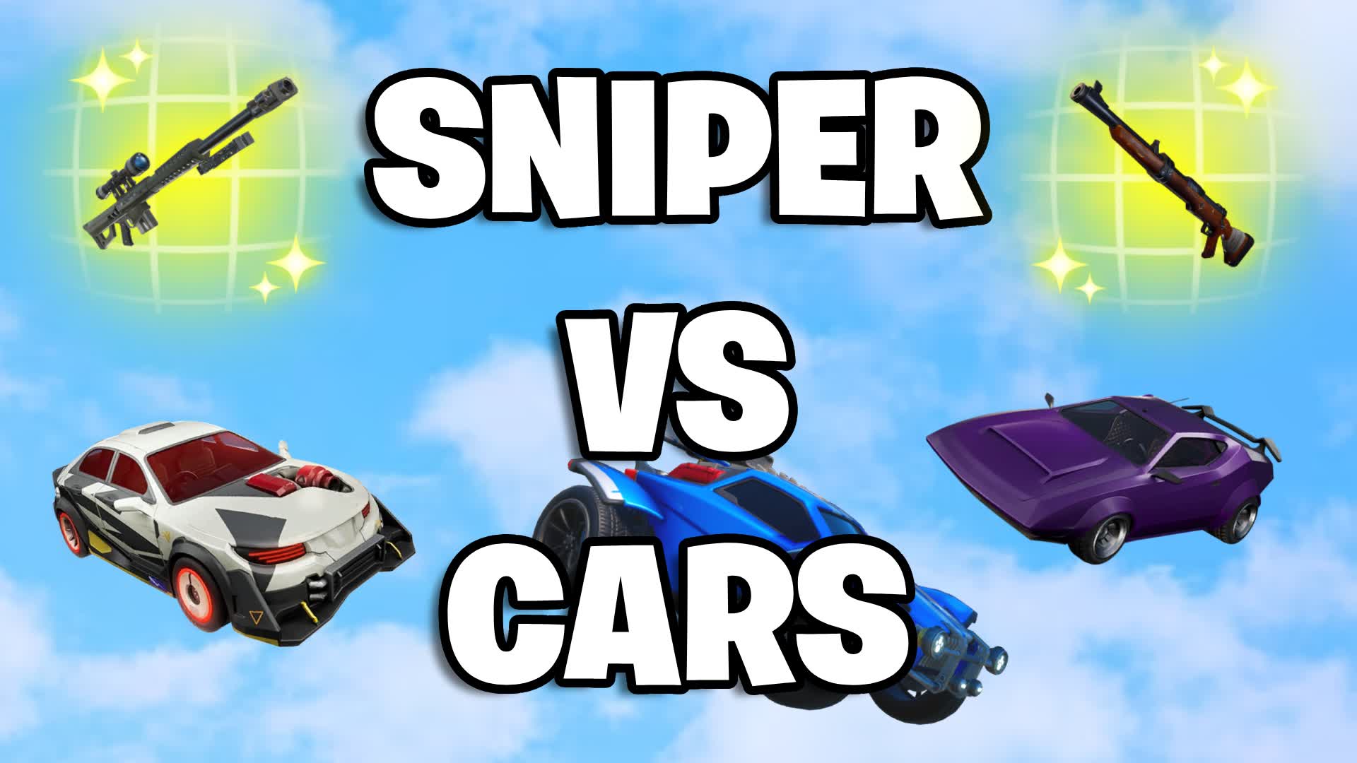 SNIPER VS CAR 3199-3572-3866 by theboysstudio - Fortnite Creative Map ...
