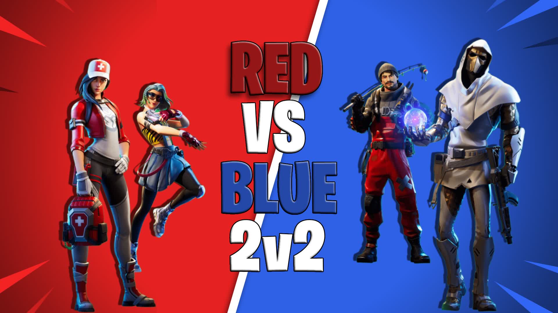 Red VS Blue 2v2 🔴🔵 2778-1873-5319 by chrood - Fortnite
