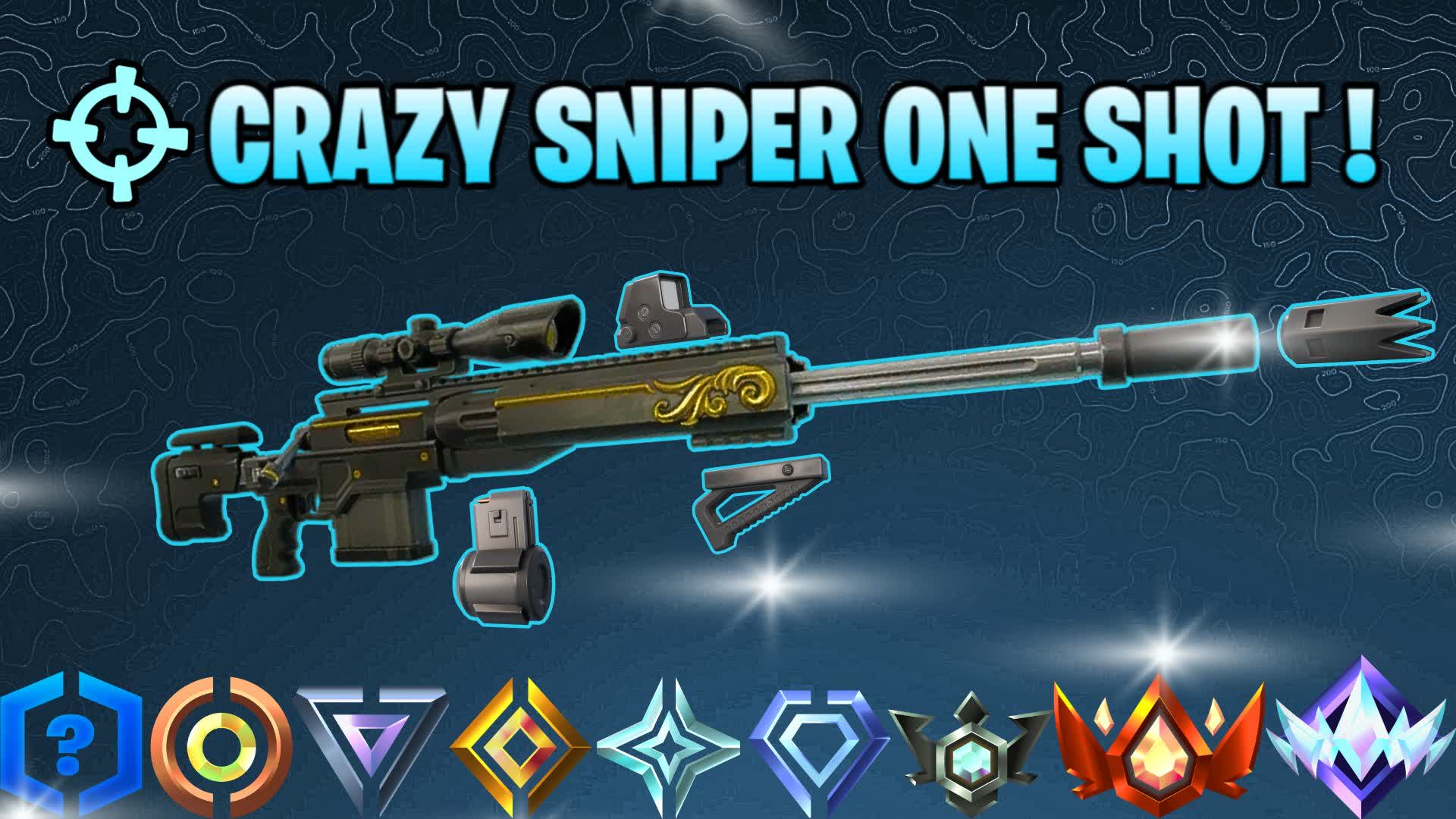 🎯CRAZY SNIPER ONE SHOT ! AIM 9479-9374-1834 by slayzencreative - フォートナイト