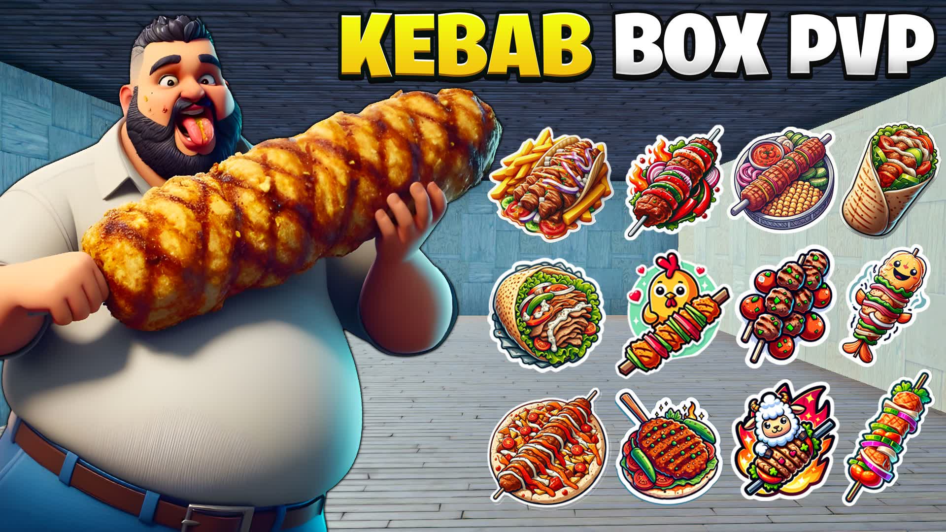 KEBAB BOX PVP📦 8524-7842-2945 من ابتكار keebabb - Fortnite