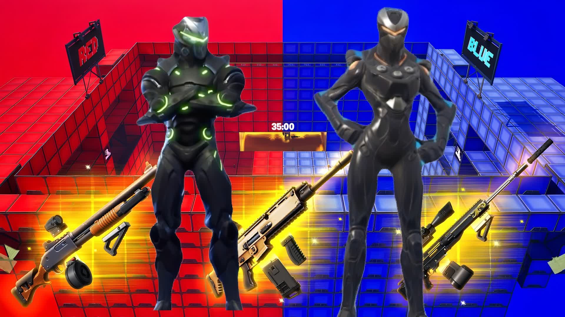 Omega Red vs Blue 3620-7216-5569 by muxa72 - Fortnite Creative Map Code ...