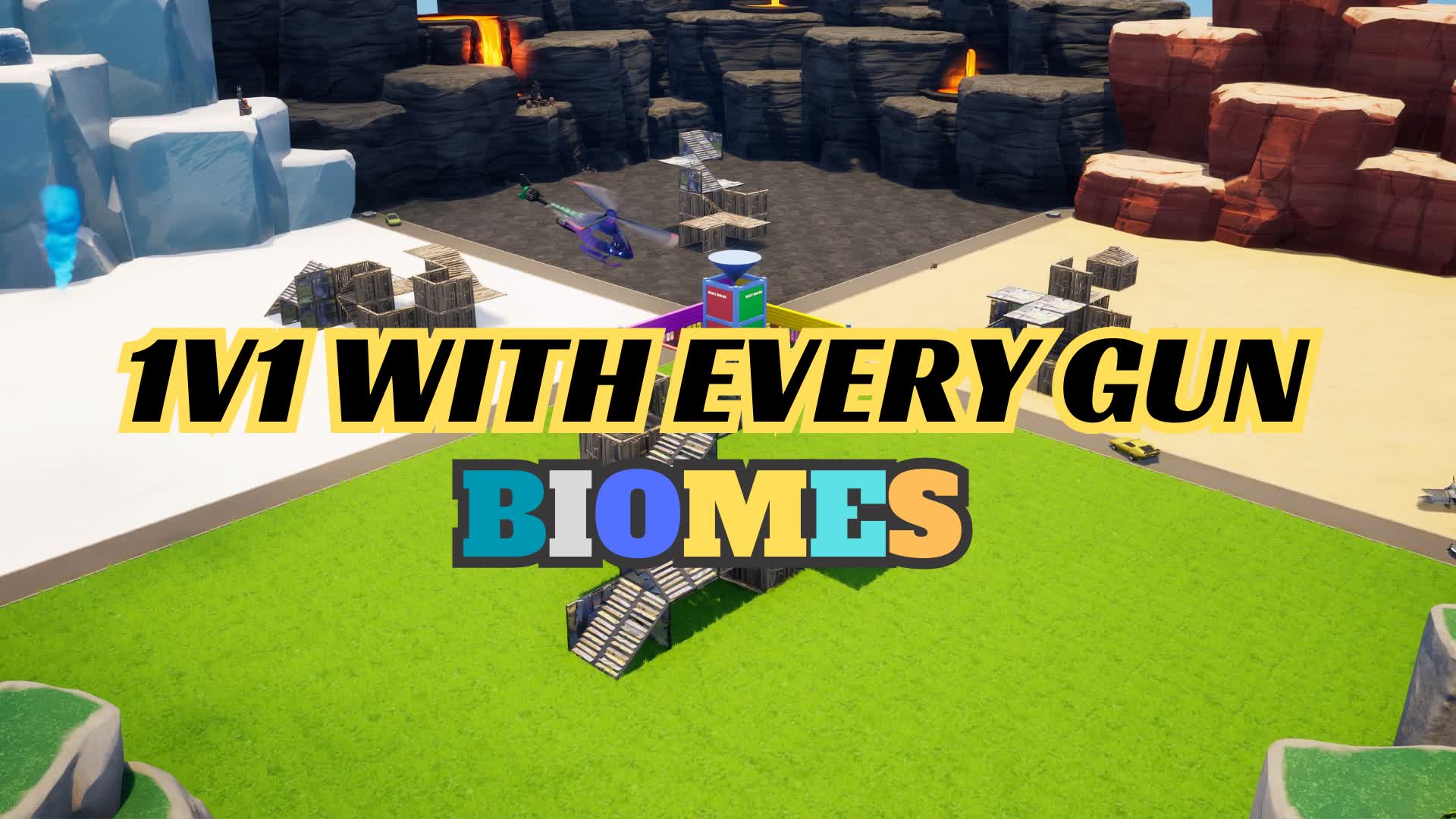 1v1 With Every Gun 🔫 Biomes! 7275-9613-4784 by legend123 - Fortnite Creative Map Code - Fortnite.GG
