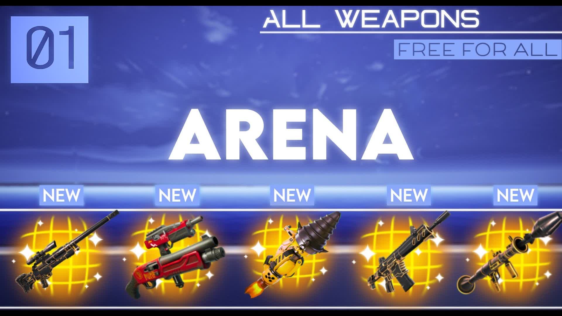 ARENA 01 [ALL WEAPONS] 0928-3644-1040 by oldghost - Fortnite Creative Map Code - Fortnite.GG