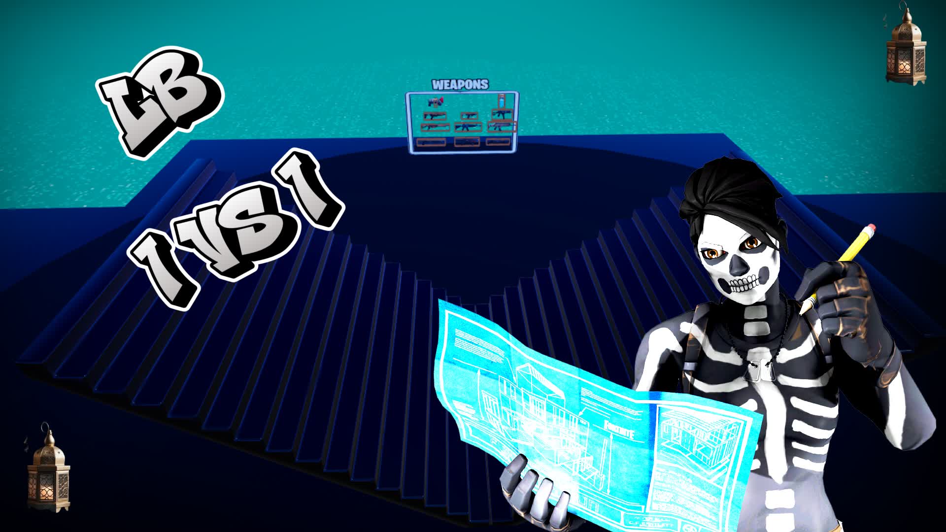 1 VS 1 BUILD FIGHT 3803-2799-1013 by yfzx - Fortnite Creative Map Code ...