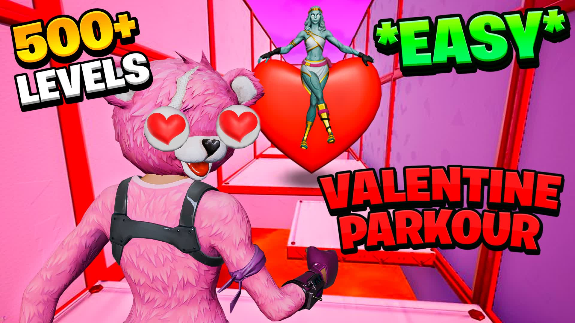 VALENTINE´S DEATHRUN+500 LEVELS 4860-0176-6557 by daarkk - Fortnite Creative Map Code - Fortnite.GG