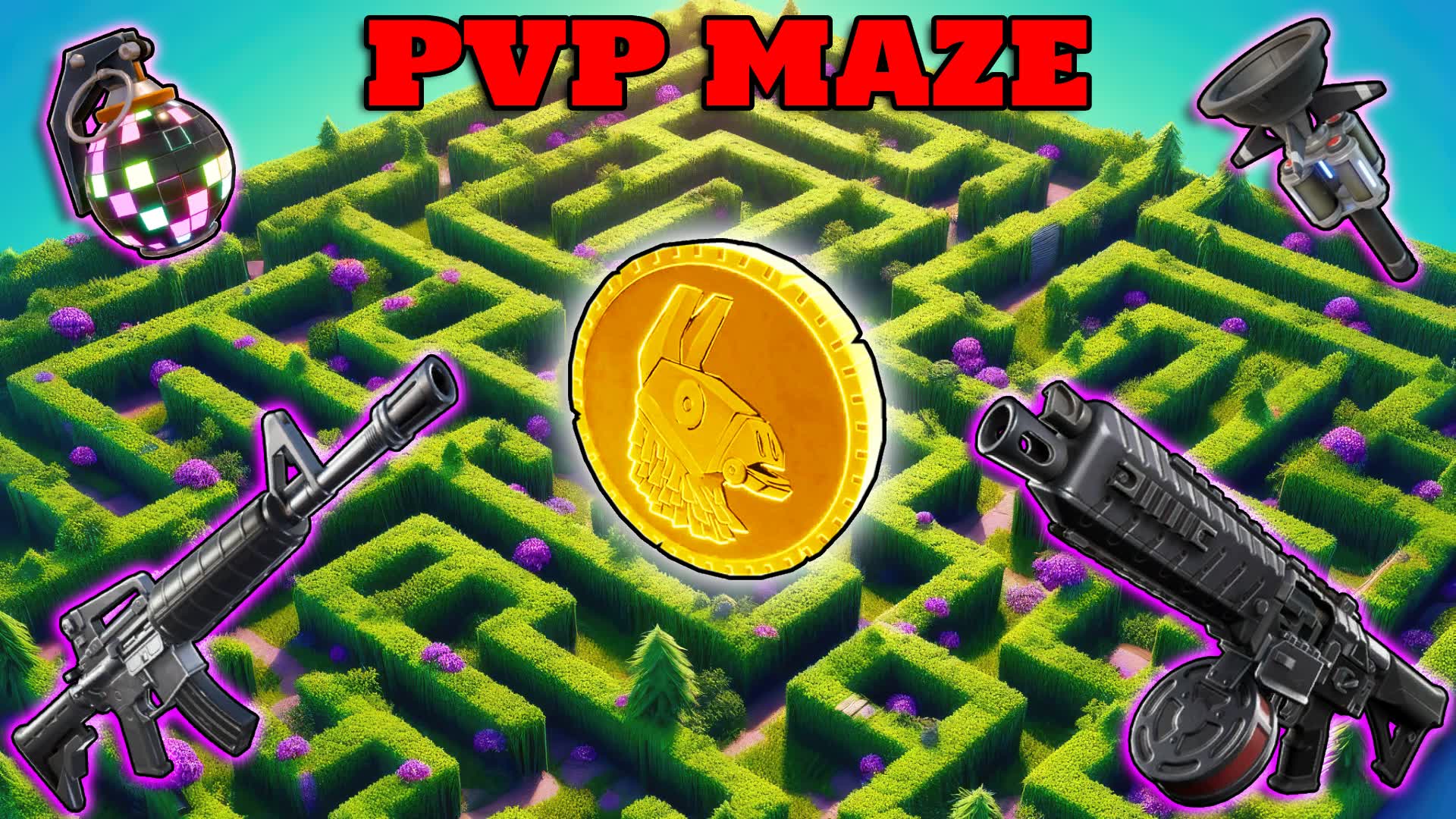 🔥PVP MAZE🔥 4004-3776-6270 by kingzi - Fortnite