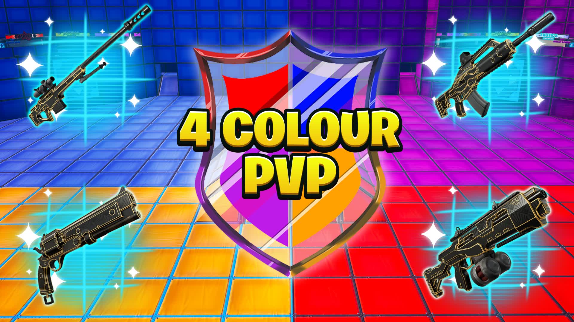 🔴🧡4 COLOUR PVP💜🔵 1045-3123-0409 by fearlesssnake - Fortnite Creative ...