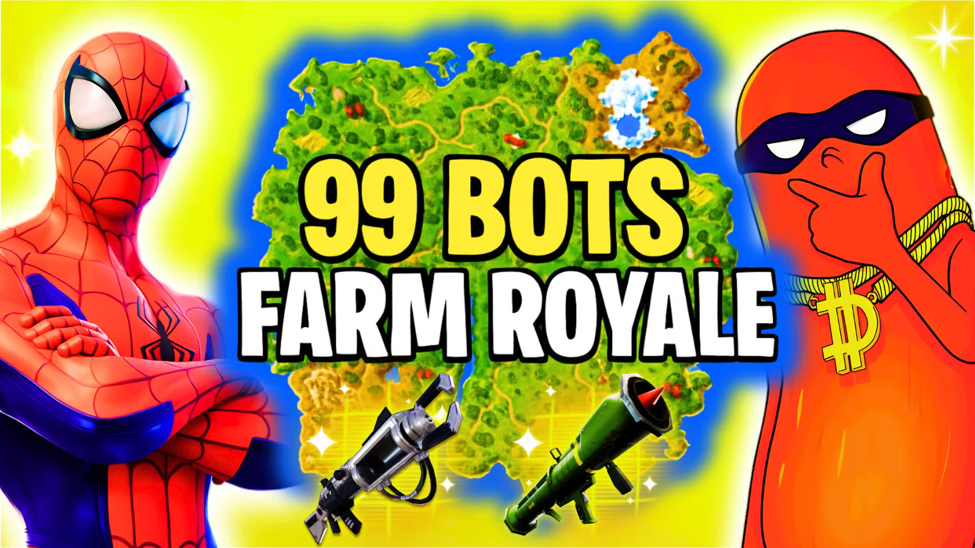 CRAZY 99 BOTS ROYALE 🏆 ALL GUNS (CARS) 1731-2551-7417 by mksaxd - Fortnite Creative Map Code ...