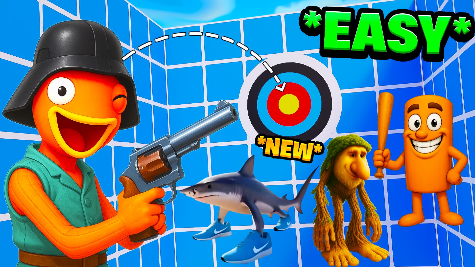 MEGA BRAINROT TRICKSHOT PARKOUR 🎯 8398-2798-6029 by coremaps - Fortnite ...