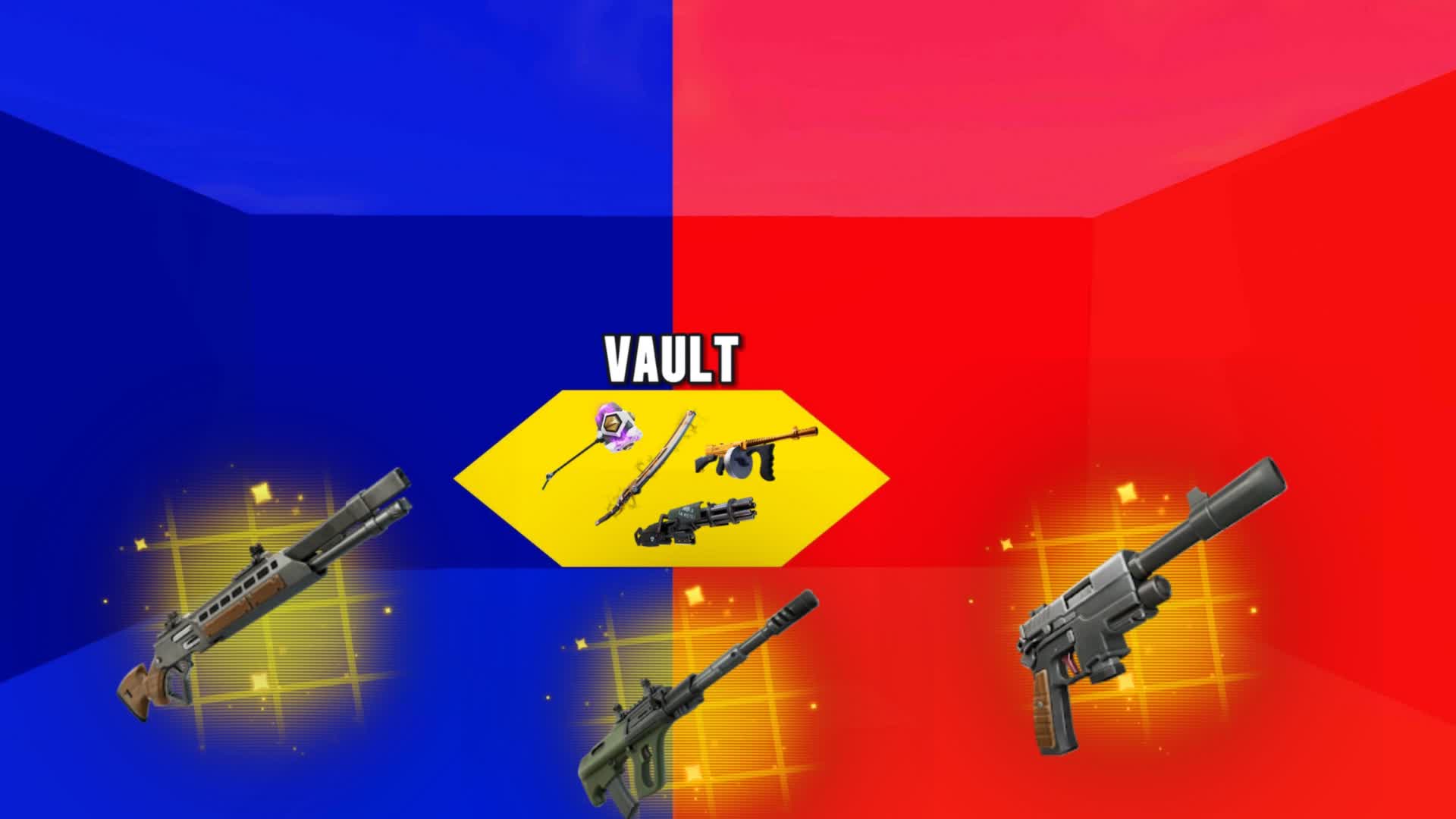 Mega Red vs Blue 🔴🔵 3499-6628-4946 by upr24 - Fortnite Creative Map Code - Fortnite.GG