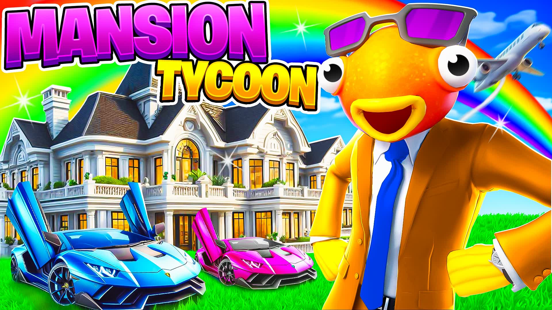 RICH MANSION TYCOON 🤑 5283-6691-9637 by radiator - Fortnite Creative Map Code - Fortnite.GG