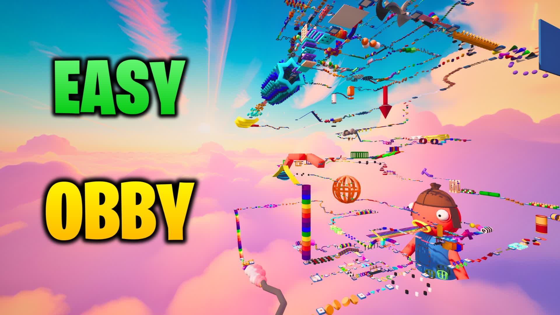 CLOUD OBBY FUN ☁ 4760-6992-1009 by maplexmaker - Fortnite