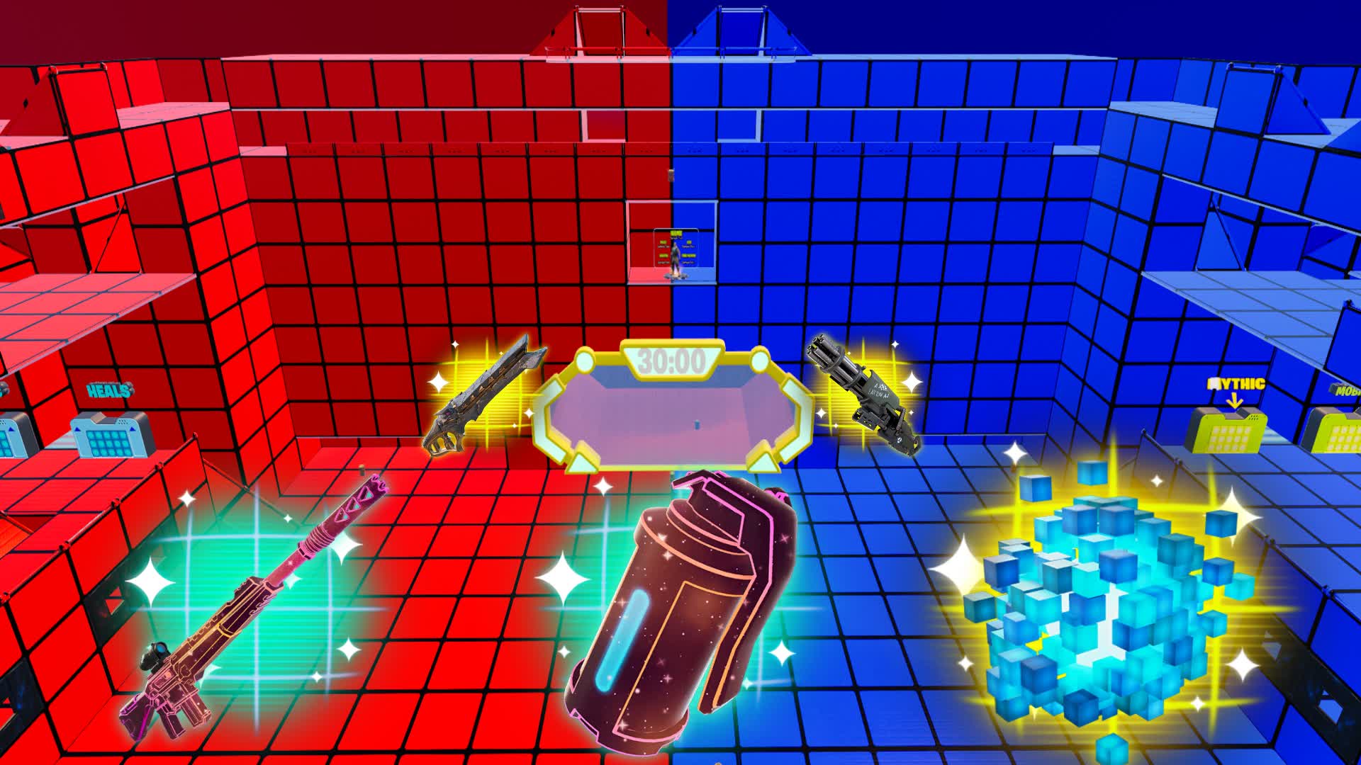 Happiness RED VS BLUE 🔴🔵 1453-6996-4019 by malik_fn - Fortnite