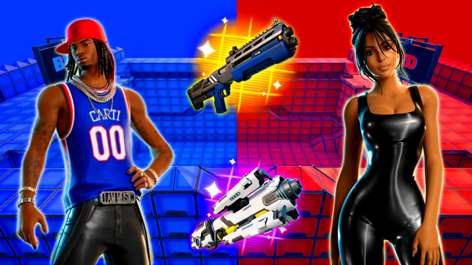 CRAZY⭐️ RED VS BLUE🔴🔵( With Secret) 2123-5016-4115 by danuelskii ...