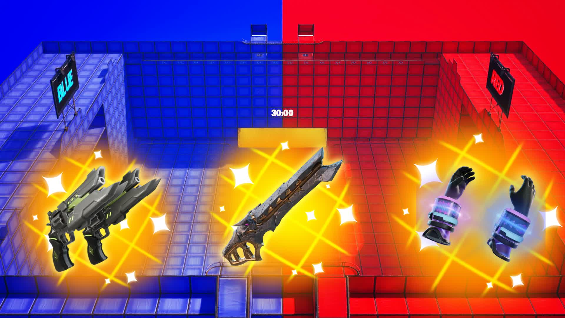 SIMPLE RANKED RED VS BLUE 🔴🔵 9635-0165-6903 by itsmefynn - Fortnite Creative Map Code - Fortnite.GG