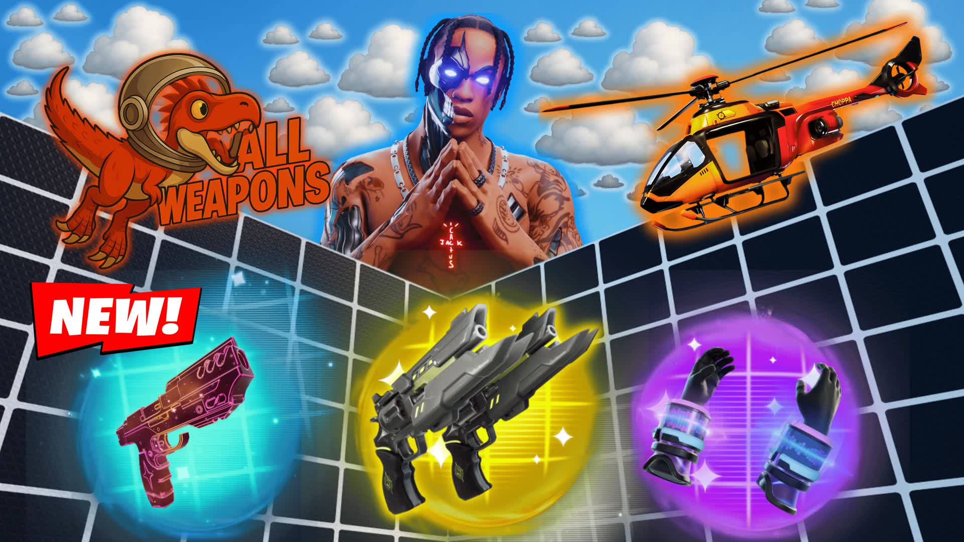 ULTIMATE ALL WEAPONS & MAP EVENTS 5383-1741-6901 by freshstatue ...