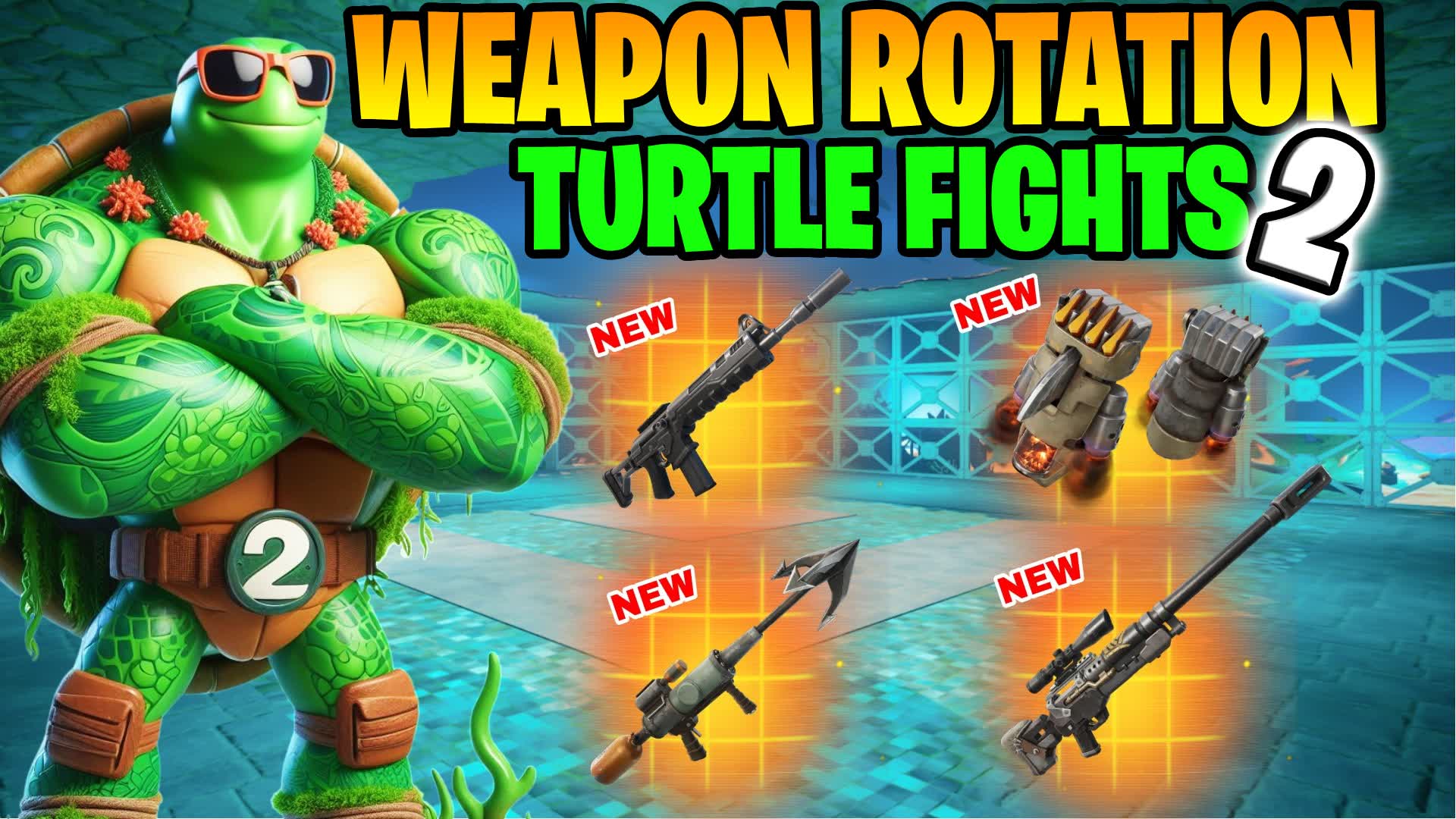 WEAPON ROTATION TURTLE FIGHTS 2 🐢📦 5247-5526-2979 by fr0zecreate ...