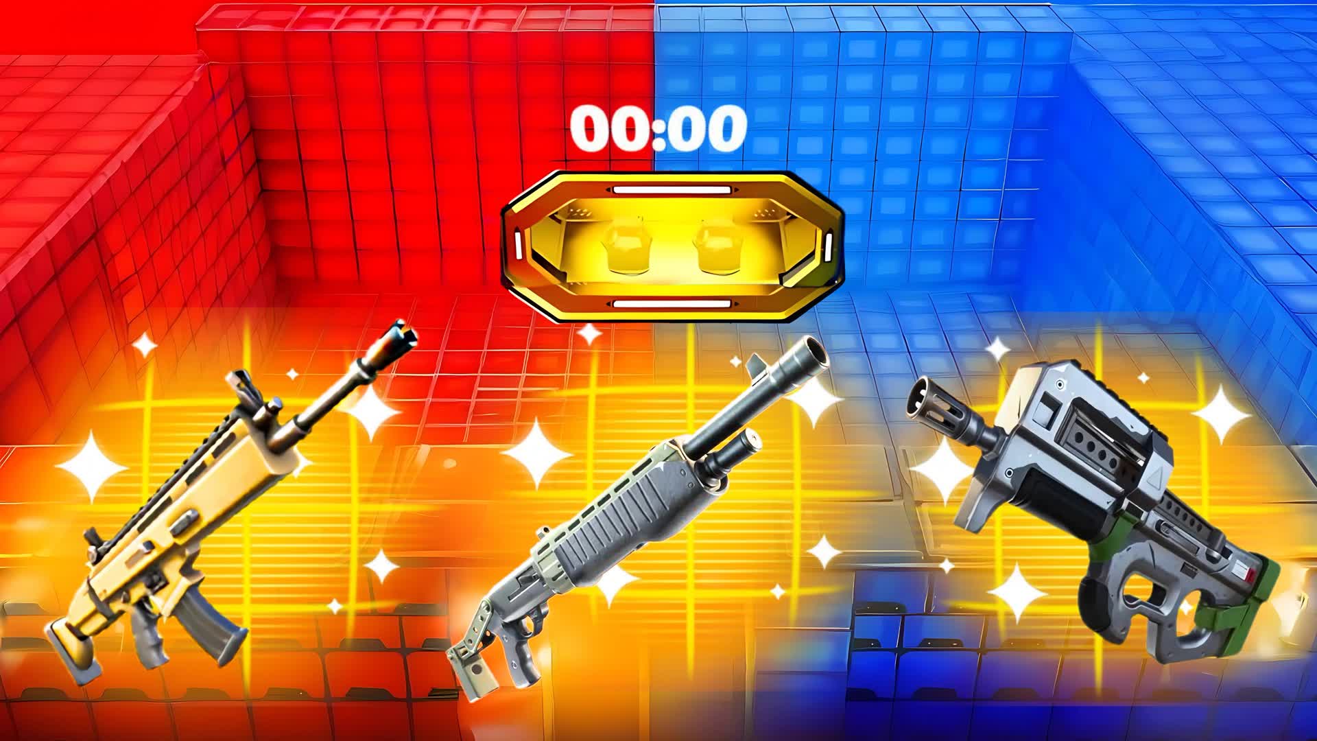 CRAZY RED VS BLUE 🔴🔵NEVU 8644-2543-8900 by nevuproject - Fortnite