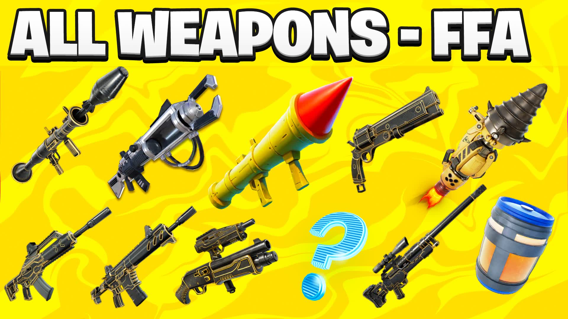 ALL WEAPONS - FFA 0450-3731-1418 by apfel - Fortnite Creative Map Code ...