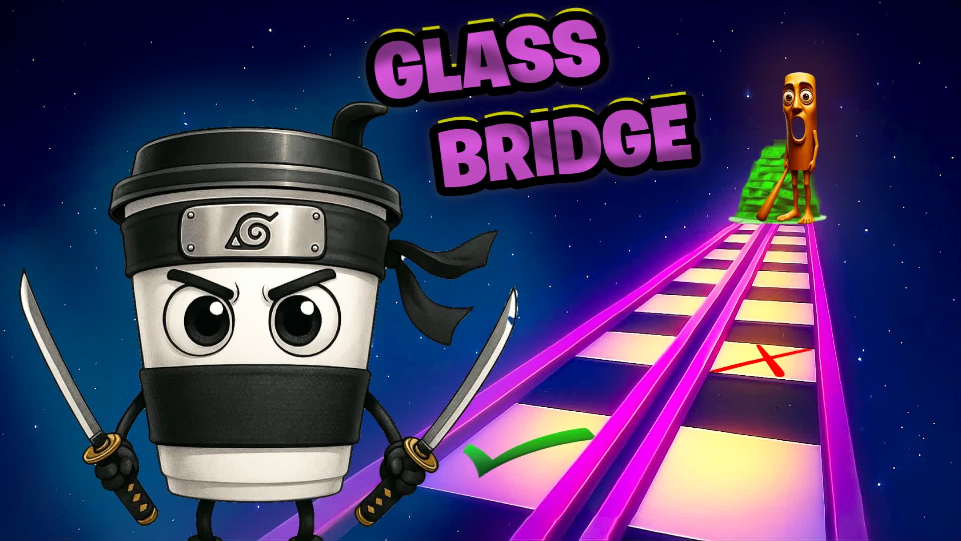 BRAINROT PARKOUR 🔥 GUESS GLASS FFA 8864-6368-2421 by tomasinho ...