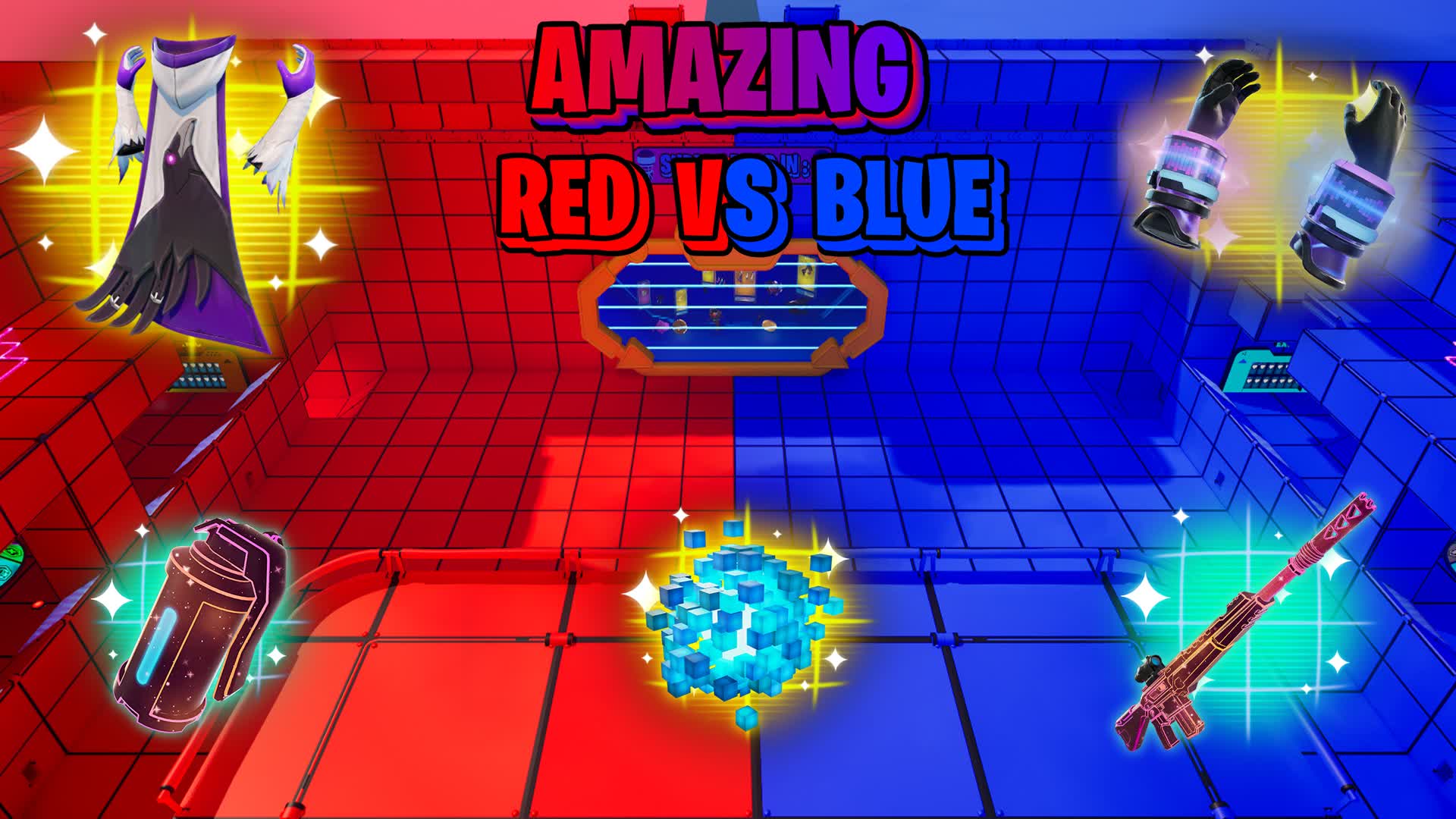 💀Amazing Red Vs Blue_RVB 🔴🔵 5129-2916-3064 by crazyngamer - Fortnite ...
