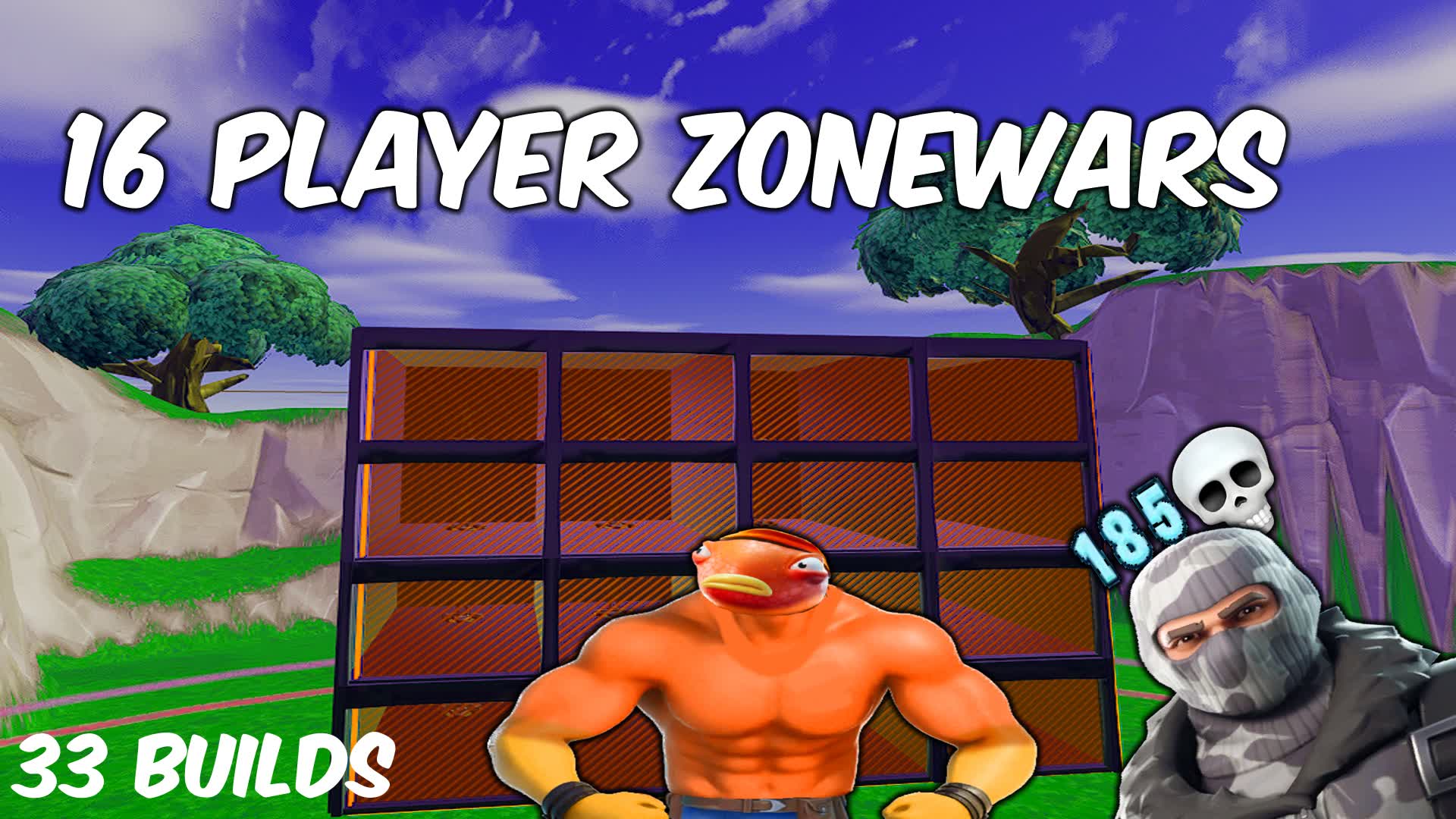 16 PLAYER ZONEWARS | 33 BUILDS 4696-1782-1309 by 74timi - Fortnite Creative Map Code - Fortnite.GG
