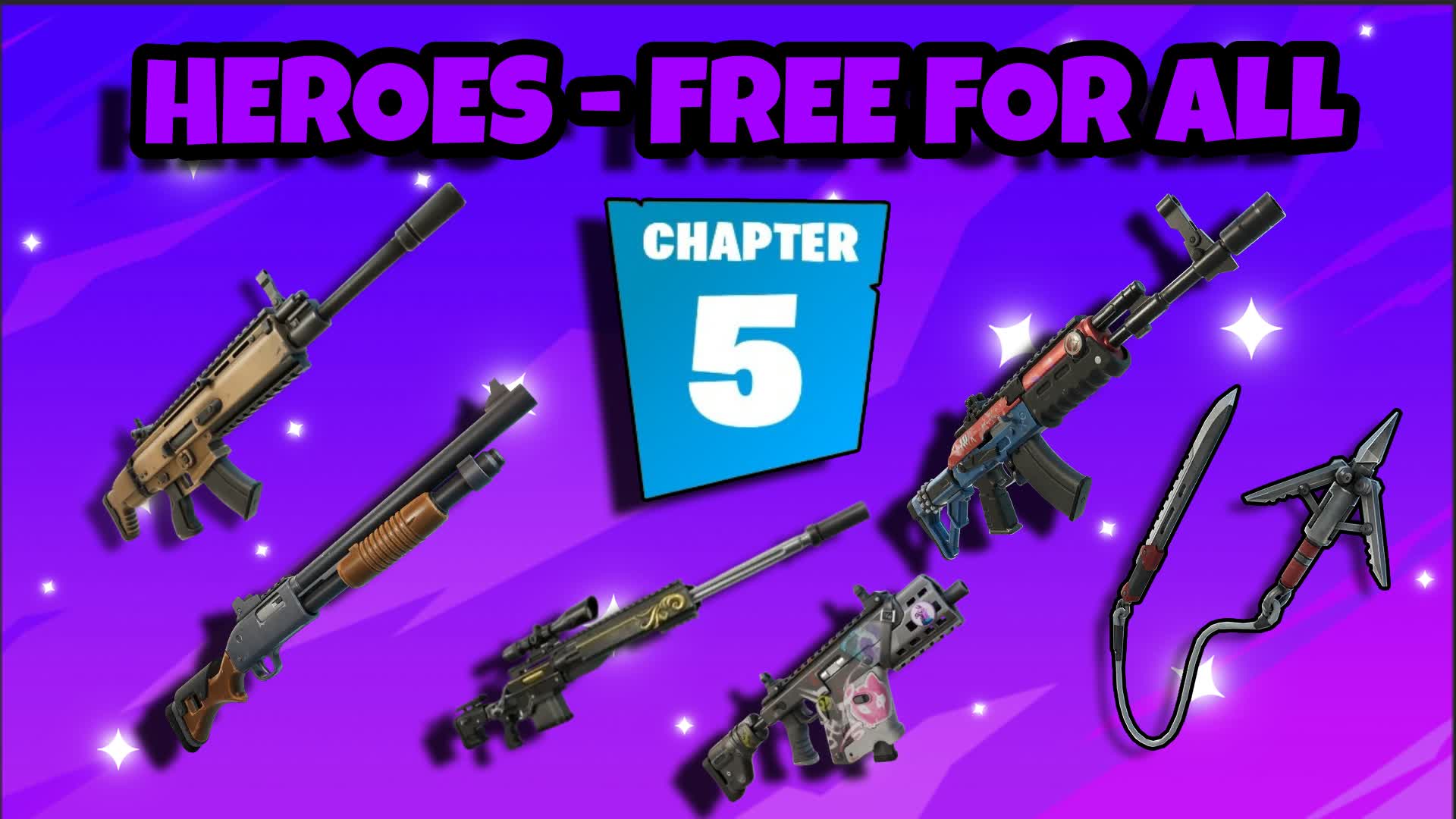 HEROES - FREE FOR ALL 1059-6616-7372 by menox - Fortnite Creative Map ...