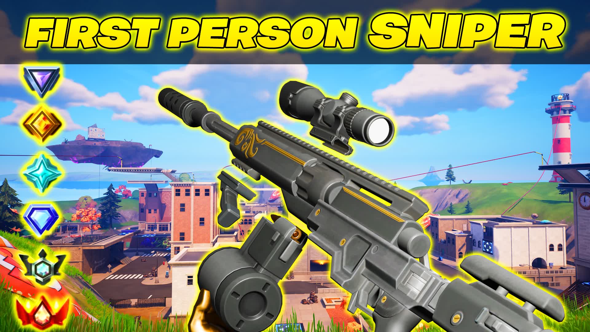FIRST PERSON SNIPER ONE SHOT🎯 7352-9840-6190 by mastergames - Fortnite ...