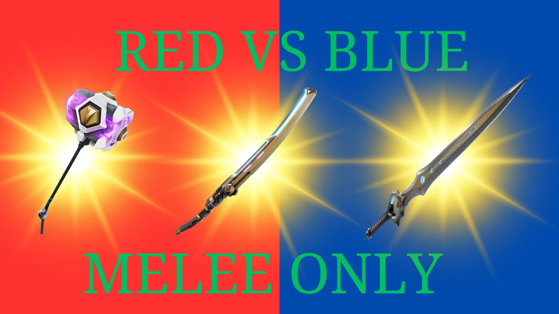 MELEE ONLY Red VS Blue 3141-7020-7838 by endon1 - Fortnite Creative Map ...