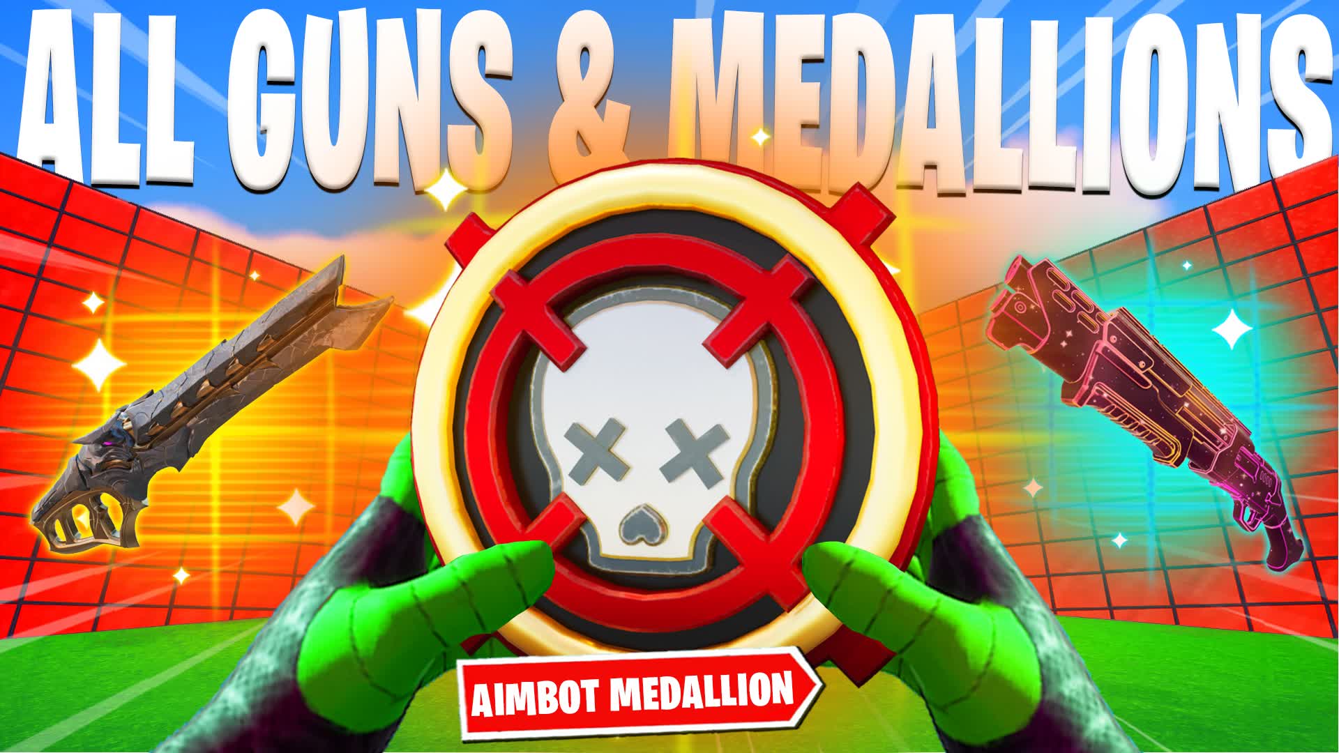 ALL WEAPONS & MEDALLIONS FFA 9344-3146-0899 by tomato - Fortnite ...