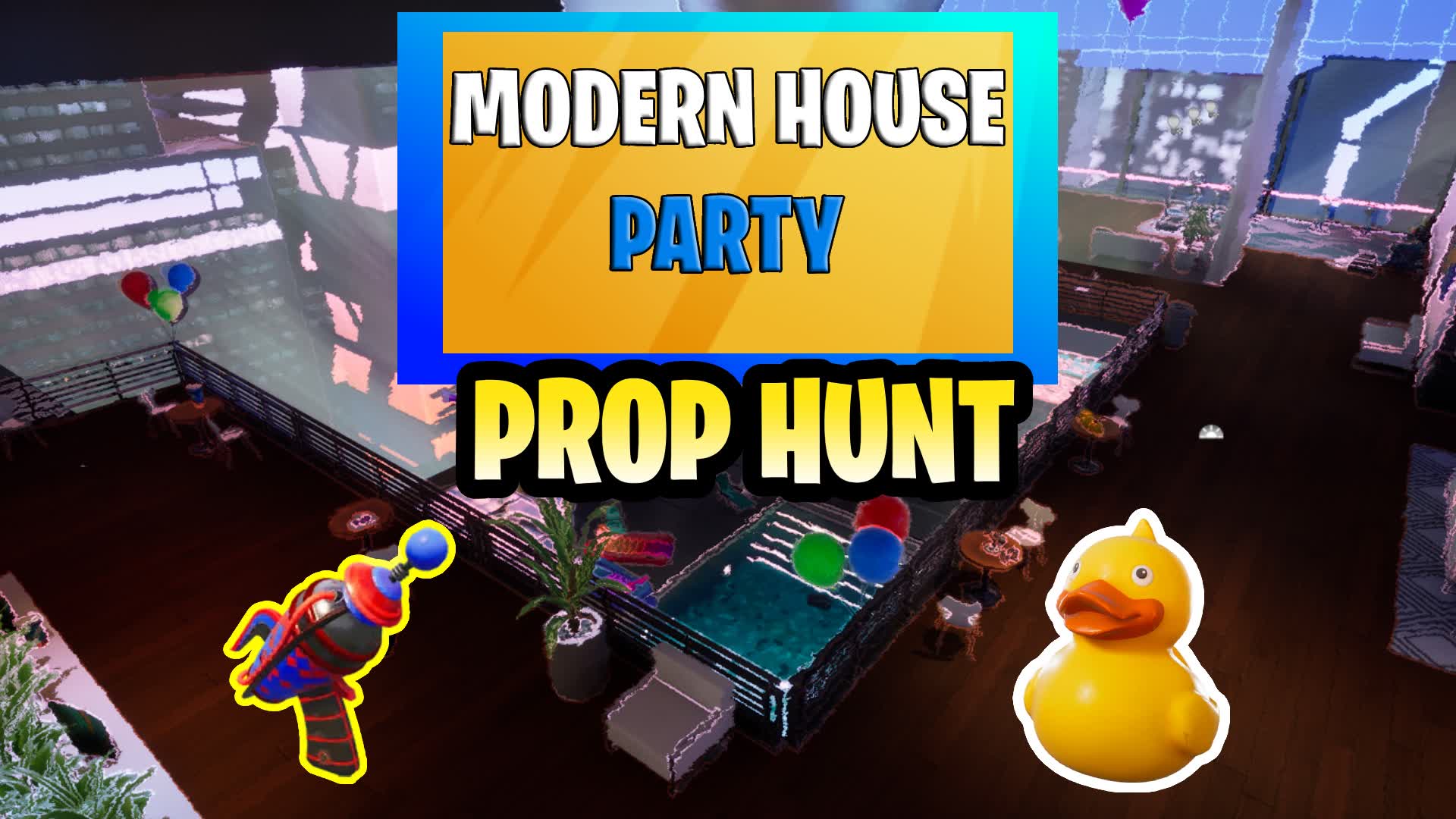 MODERN HOUSE PARTY PROP HUNT 🎉 5894-5664-1265 by gustavxd - Fortnite ...