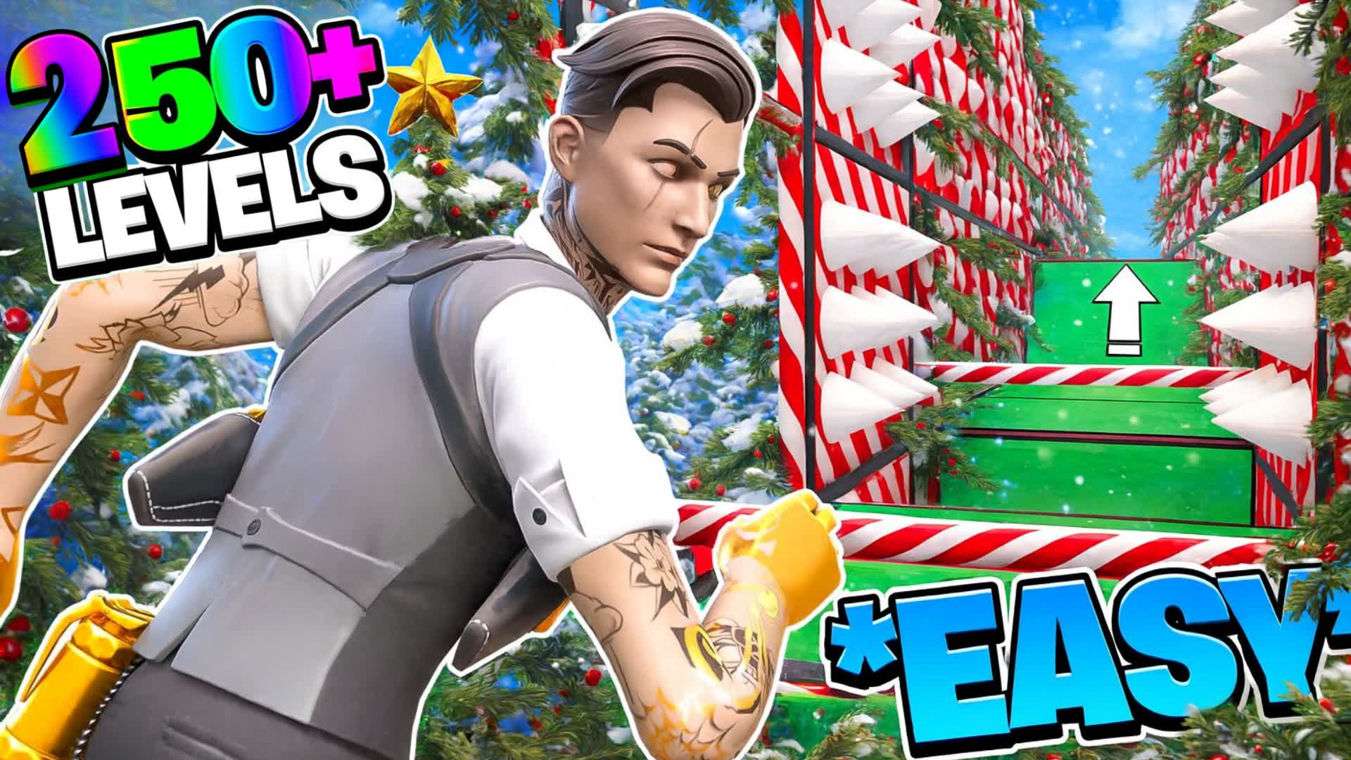 CHRISTMAS PARKOUR 250+ 6166-4661-8554 by brunos14 - Fortnite Creative ...