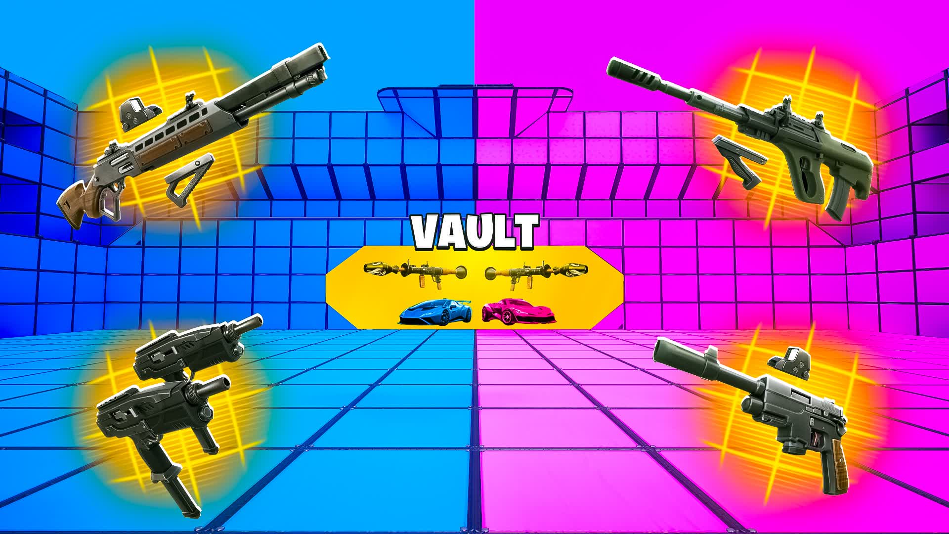 BLUE VS PINK HERO🔵🟣 5970 1354 1625 7166-2059-5105 by fixey - Fortnite ...