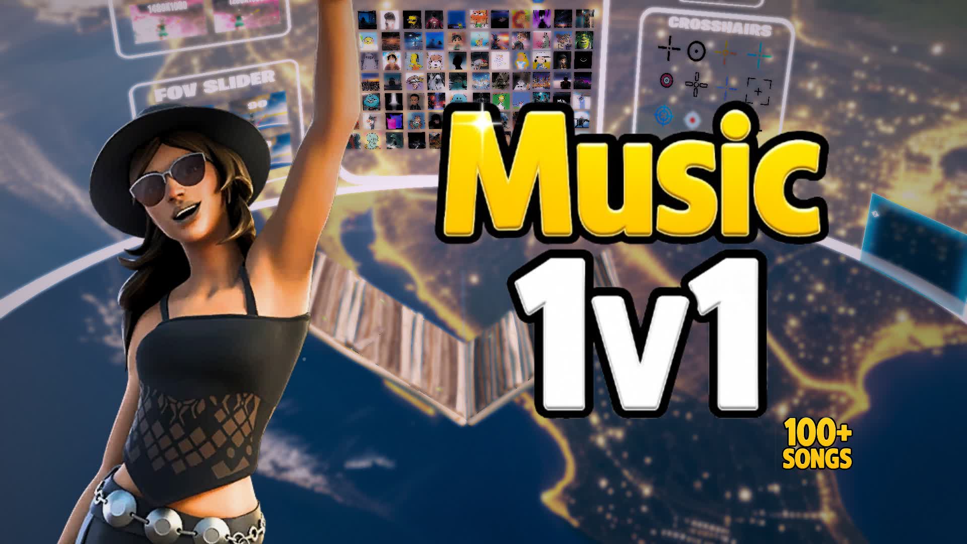 Music 1V1 (100+ Songs) 4582-0365-5912 by texfnr - Fortnite