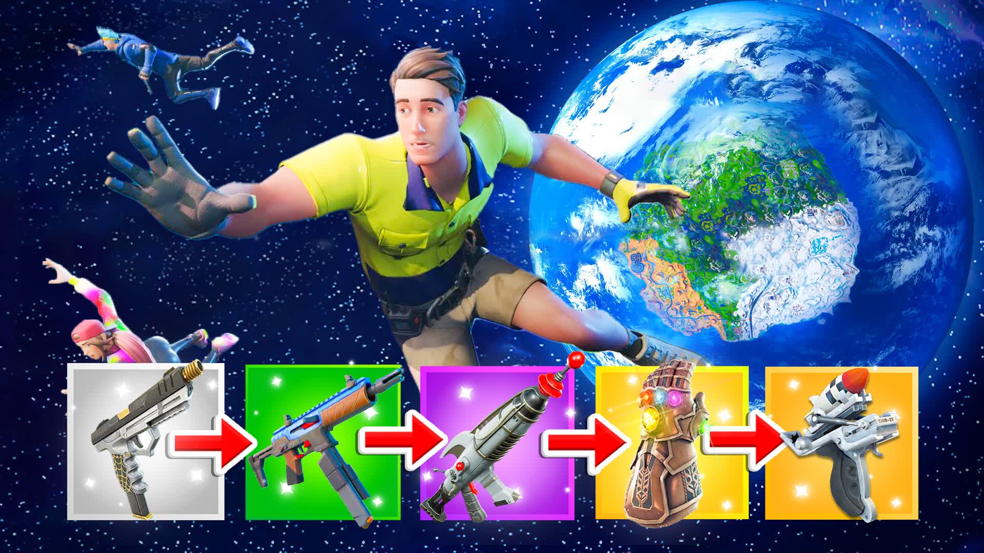 GALAXY GUN GAME 7473-5872-7329 by rycrooz - Fortnite Creative Map Code ...