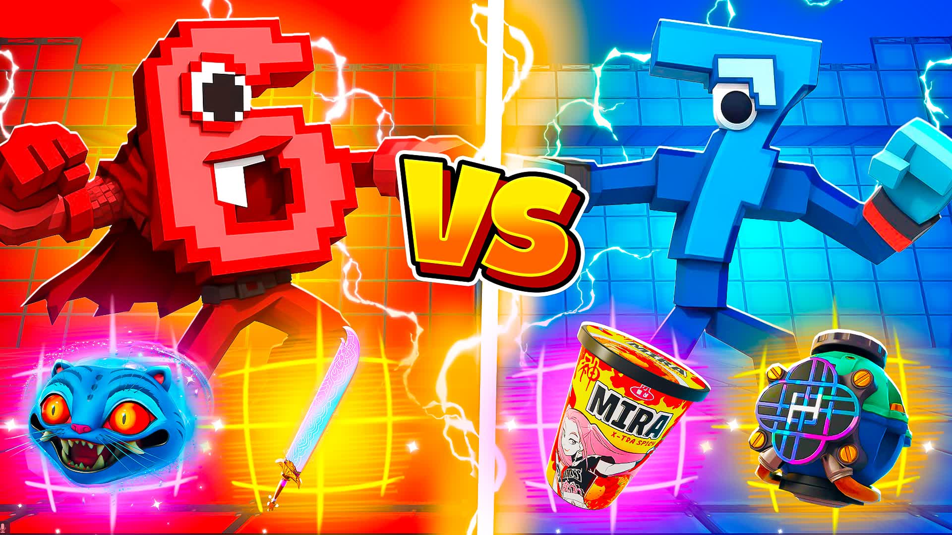 SIX VS SEVEN 🔴🔵 1123-9149-5401 by bennyblack - Fortnite Creative Map ...