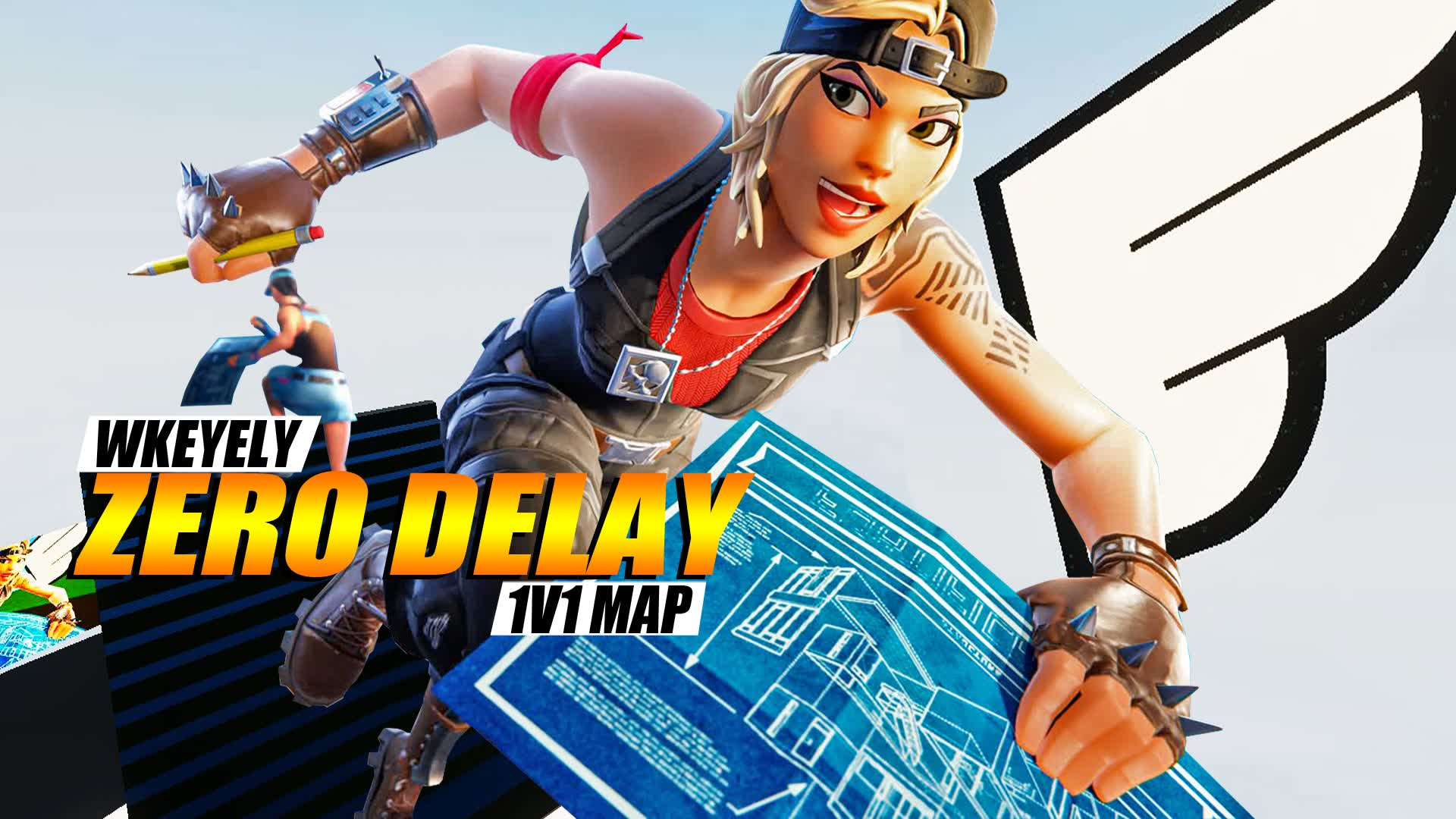 0 Delay 1v1 Map - 9992-9825-1180 | Fortnite Zone