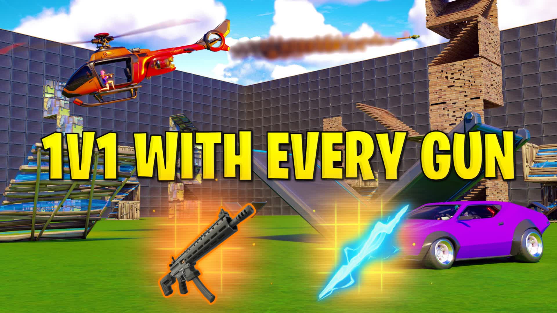1v1 With Every Gun 🔫 6155-1398-4059 by hive - Fortnite Creative Map Code - Fortnite.GG