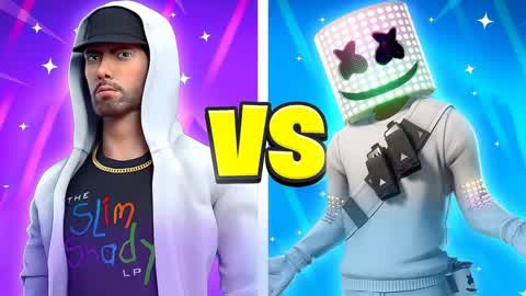 🔵 EMINEM VS MARSHMELLO 🔴 8287-5024-7529 by trois - Fortnite Creative Map Code - Fortnite.GG