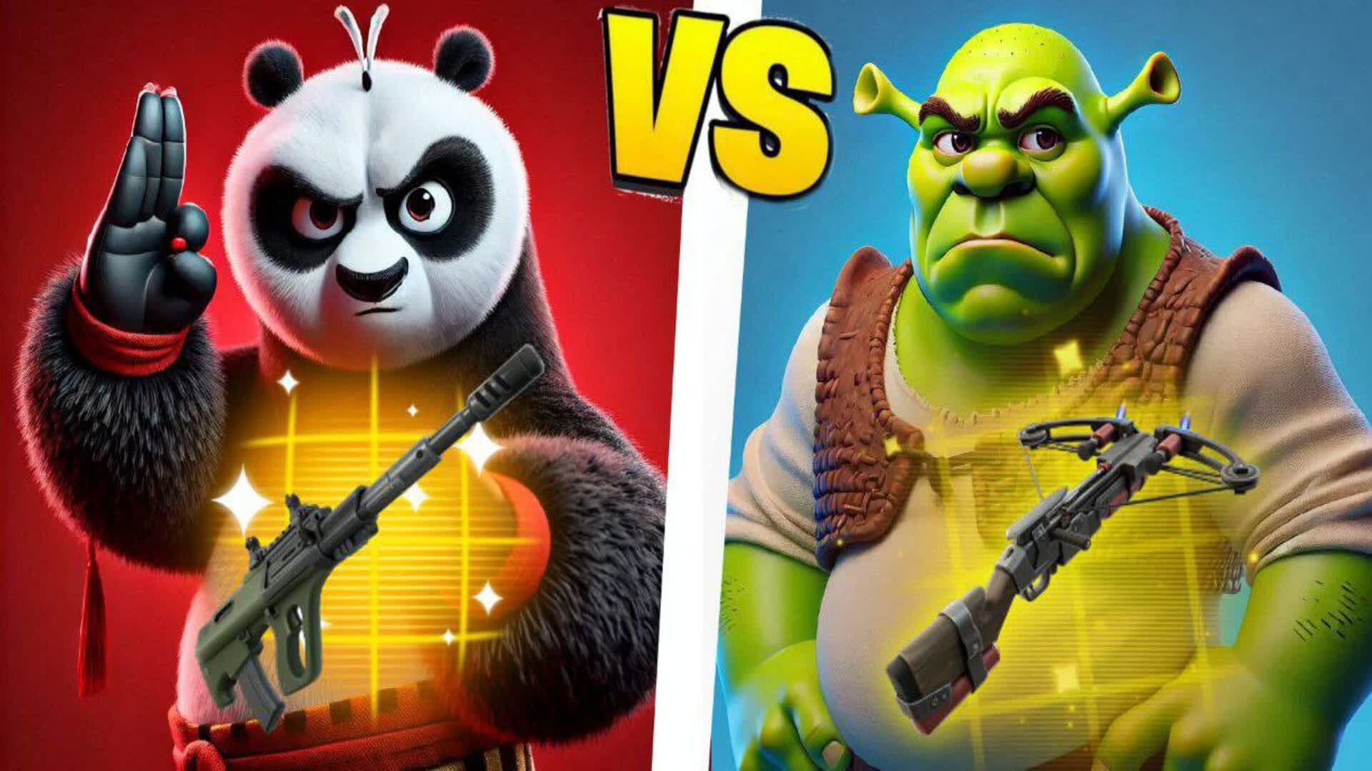 🔵PO VS SHREK🟢 0873-5056-2476 by nakarank7 - Fortnite Creative Map Code - Fortnite.GG